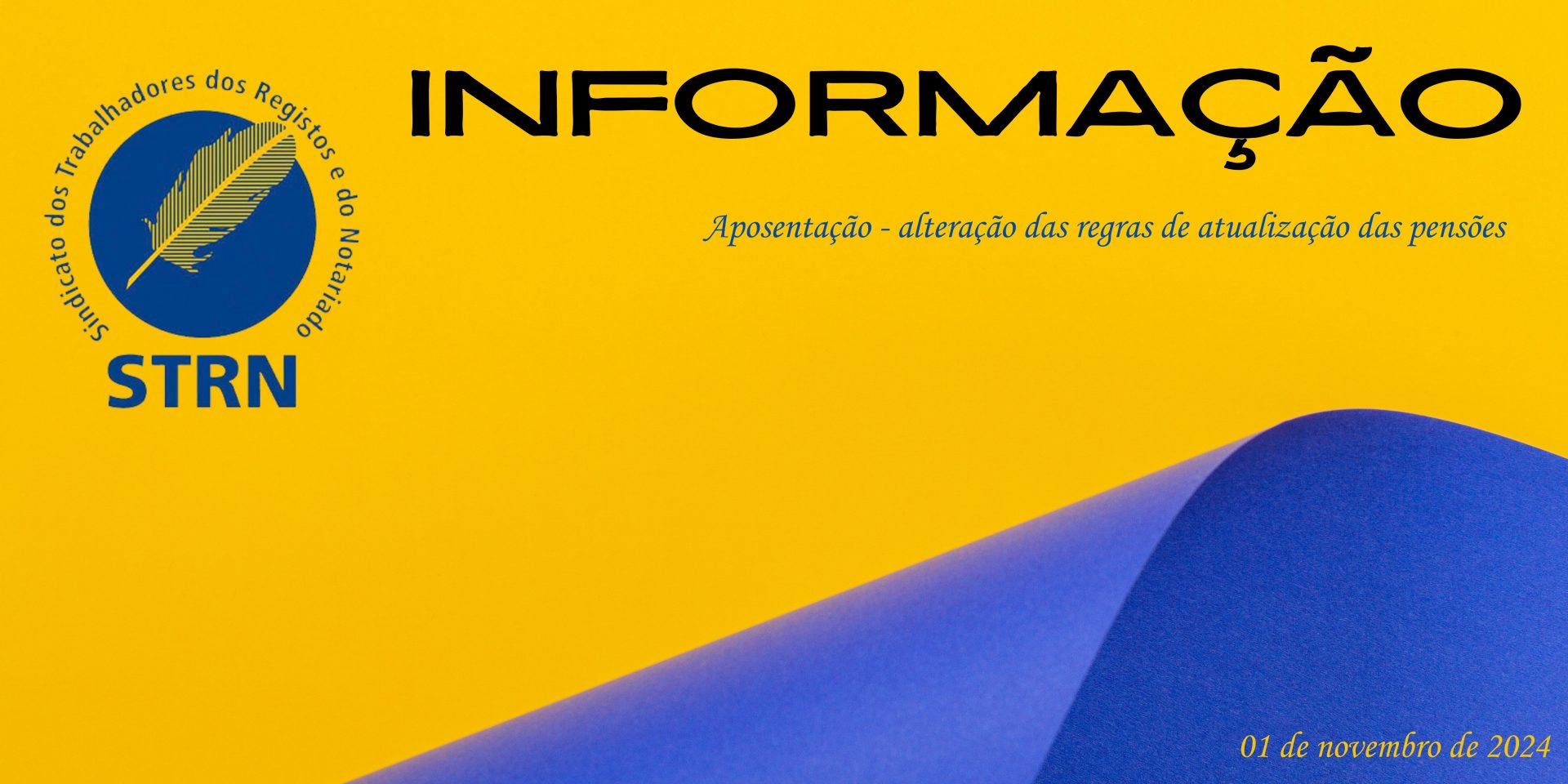Aposentação – 01-11-2024 – STRN