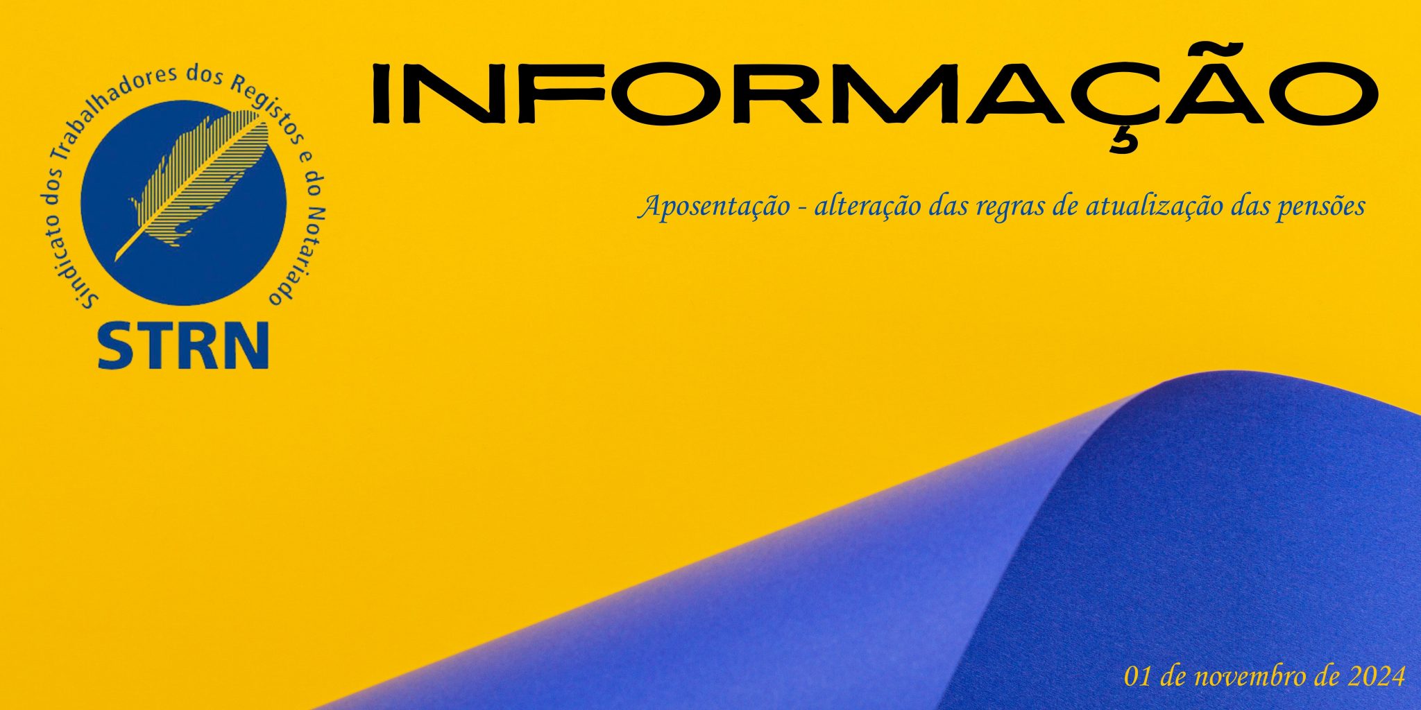 Aposentação – 01-11-2024 – STRN