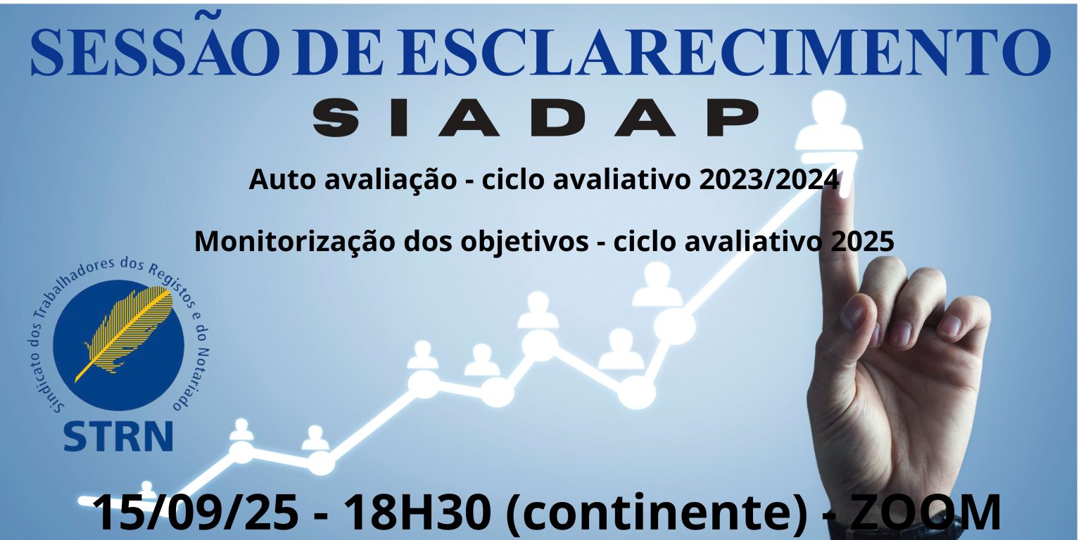 Sessão de Esclarecimento 15/09/2025 SIADAP – STRN